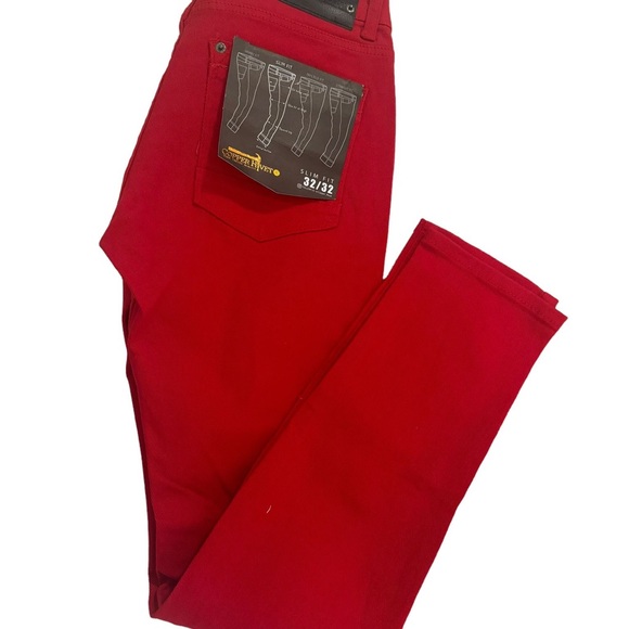 Copper Rivet | Jeans | Copper Rivet Slim Fit Red Denim | Poshmark